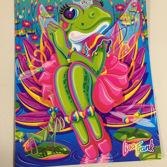 Lisa Frank | Other | Lisa Frank Vintage 9s Collectible Trends Frog ...
